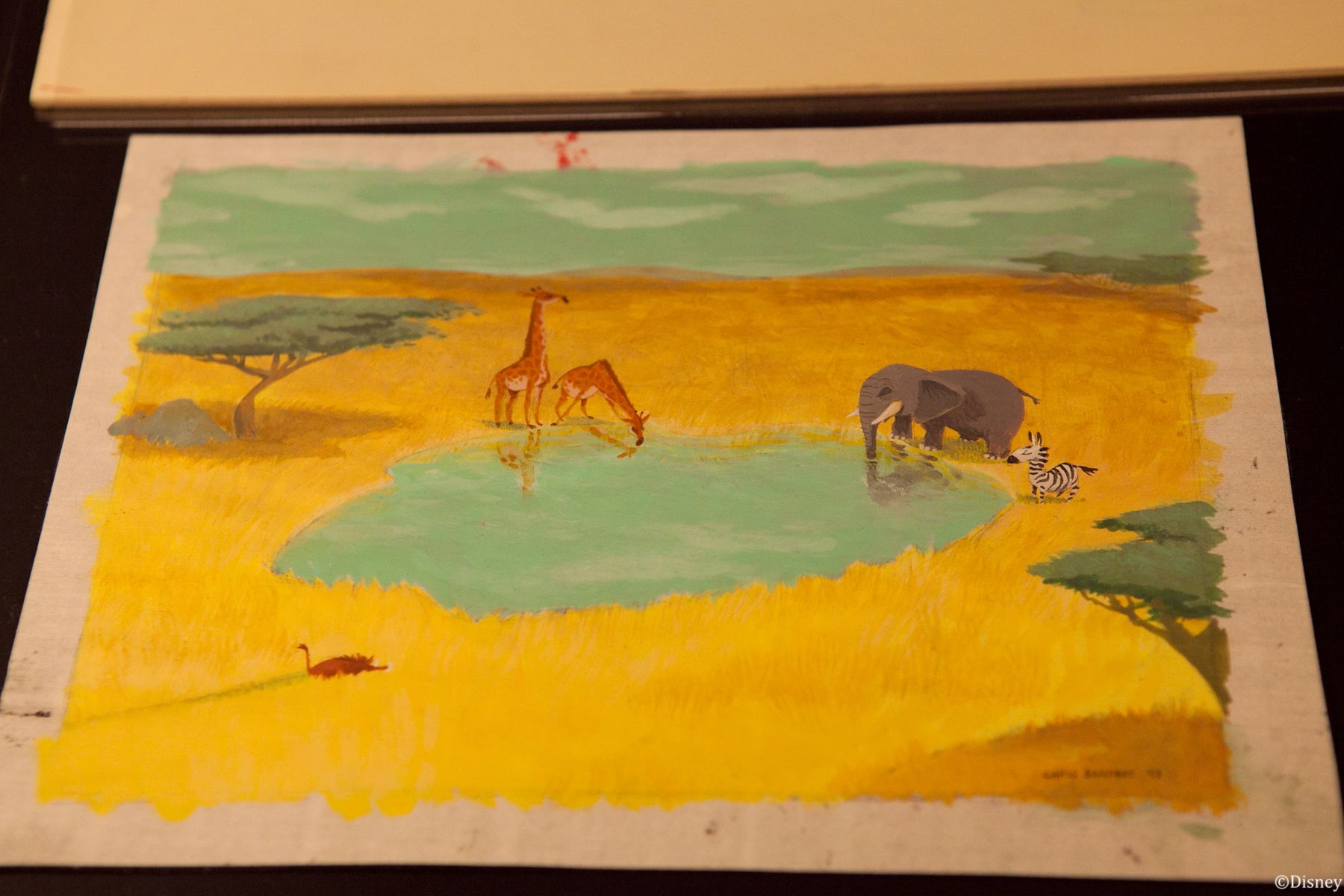 Disney Animation Research Library Images and Tour for THE LION KING 3D