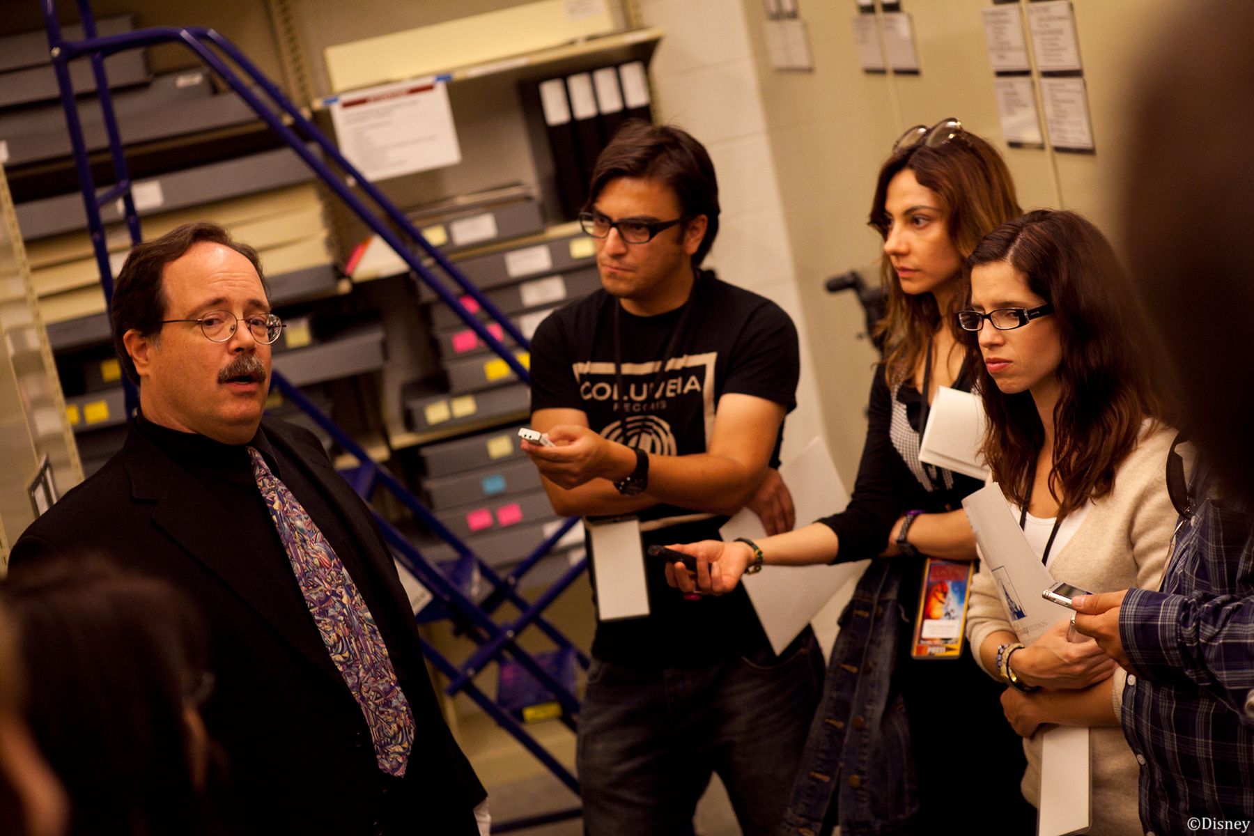 Disney Animation Research Library Images and Tour for THE LION KING 3D