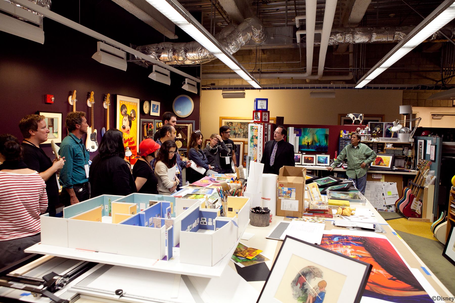 Disney Animation Research Library Images and Tour for THE LION KING 3D