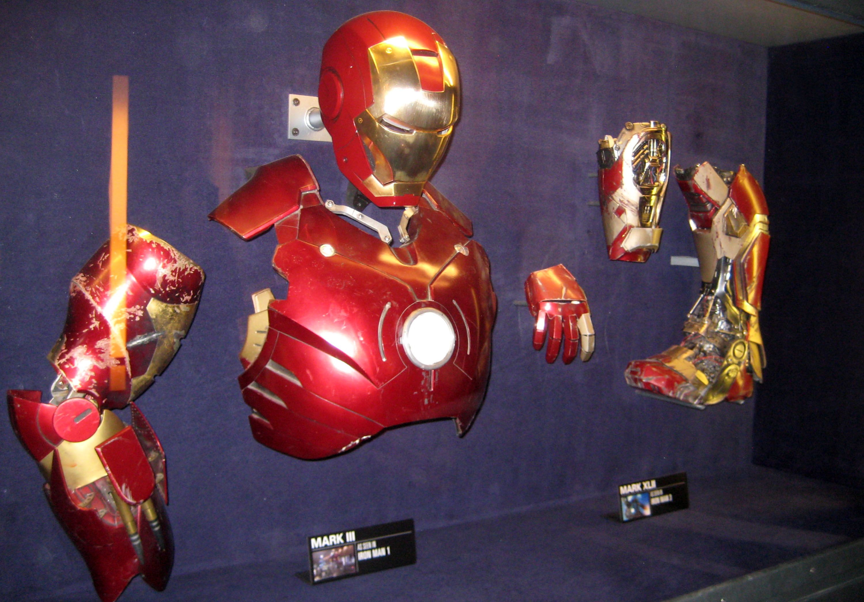 Disneyland Tony Stark's HALL OF ARMOR Exhibit Images