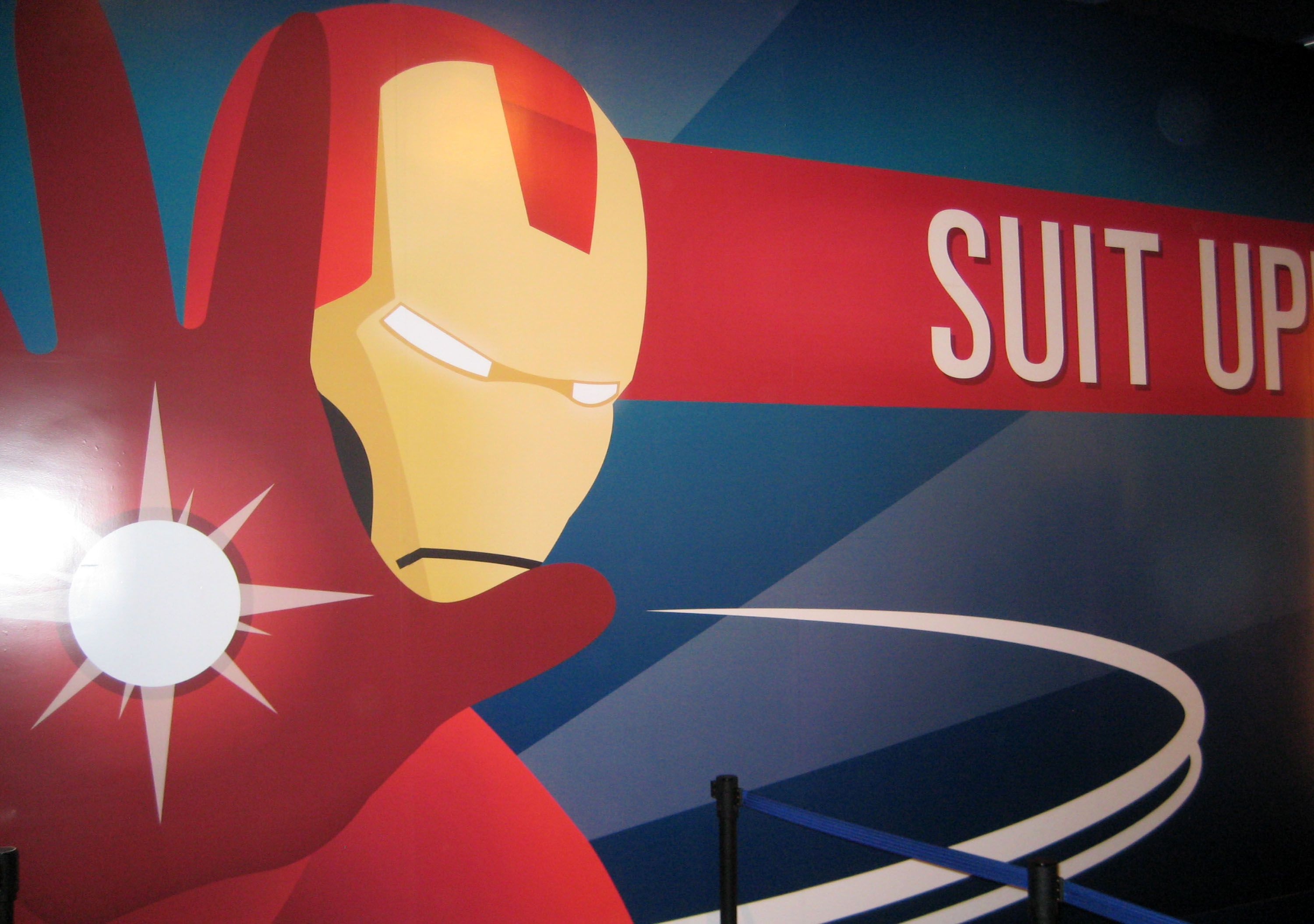 Disneyland Tony Stark's HALL OF ARMOR Exhibit Images