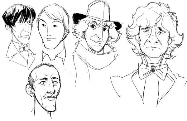 DOCTOR WHO Animated Series Concept Art Images