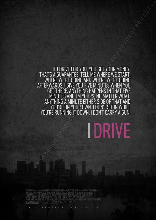 DRIVE Movie Posters Created by Fans