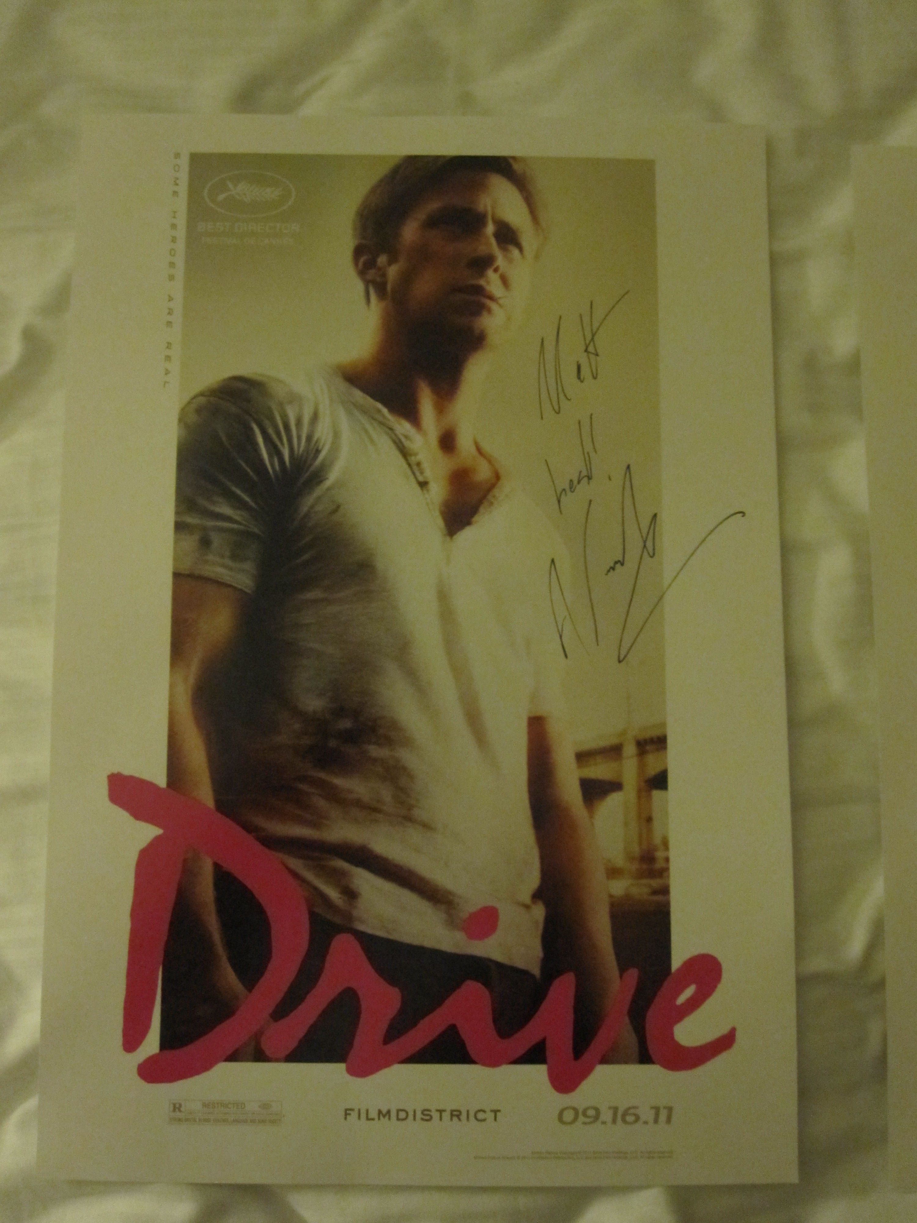 DRIVE Movie Posters Featuring Ryan Gosling