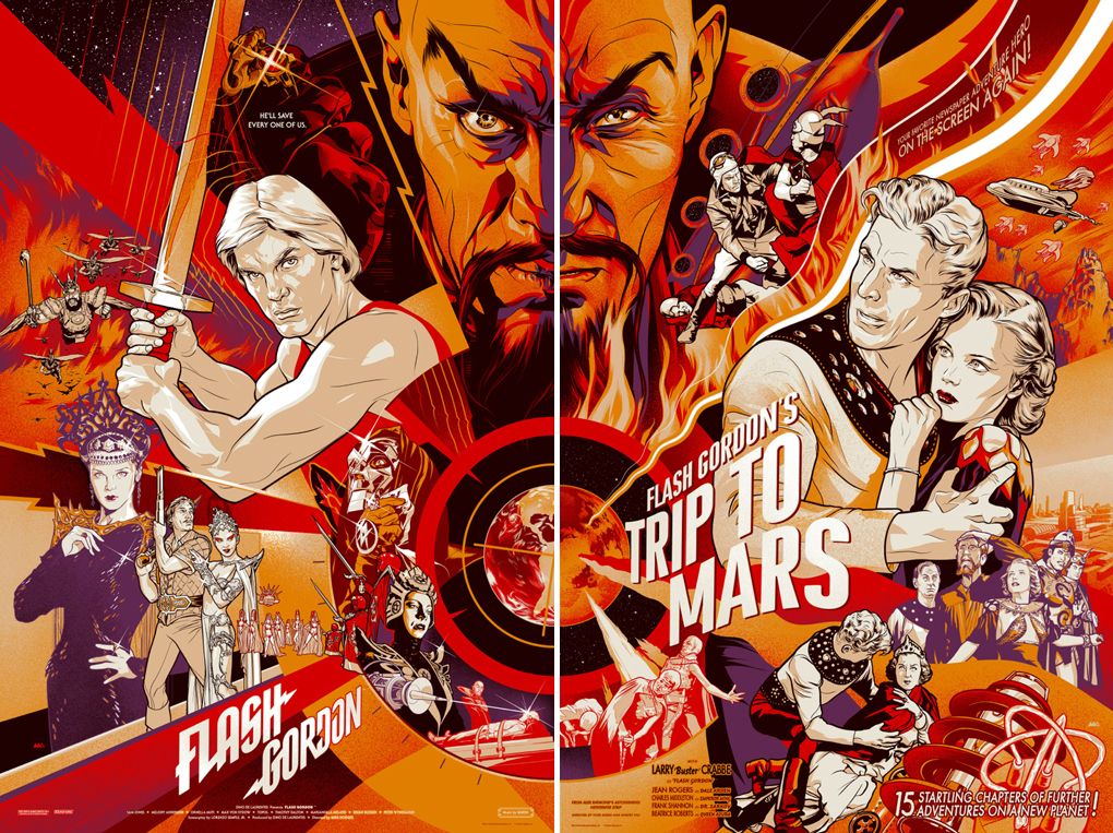 New MONDO Posters for PSYCHO, FLASH GORDON, ALIEN, and More by Kevin ...
