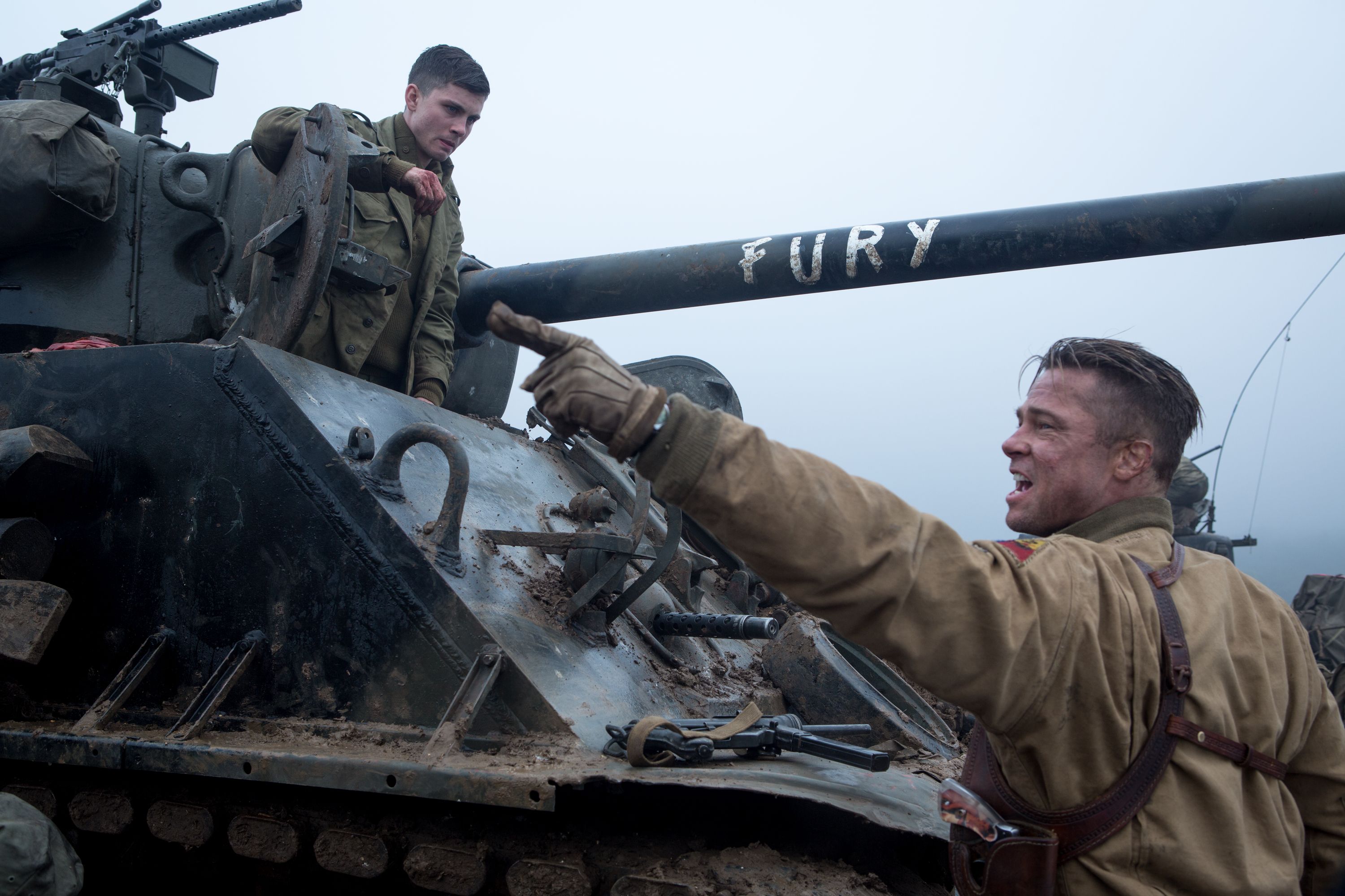 New FURY Images Featuring Brad Pitt, Shia LaBeouf, and Logan Lerman