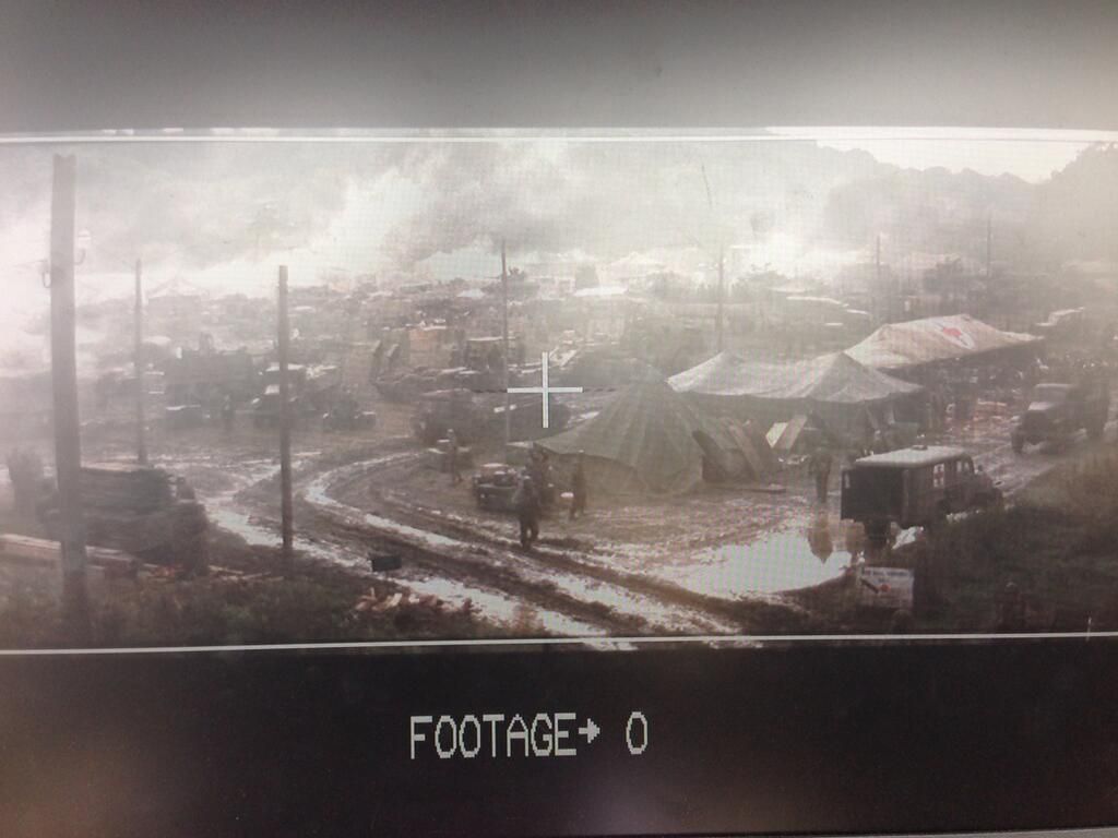 FURY Set Images. FURY Stars Brad Pitt, Shia LaBeouf, Logan Lerman, and ...