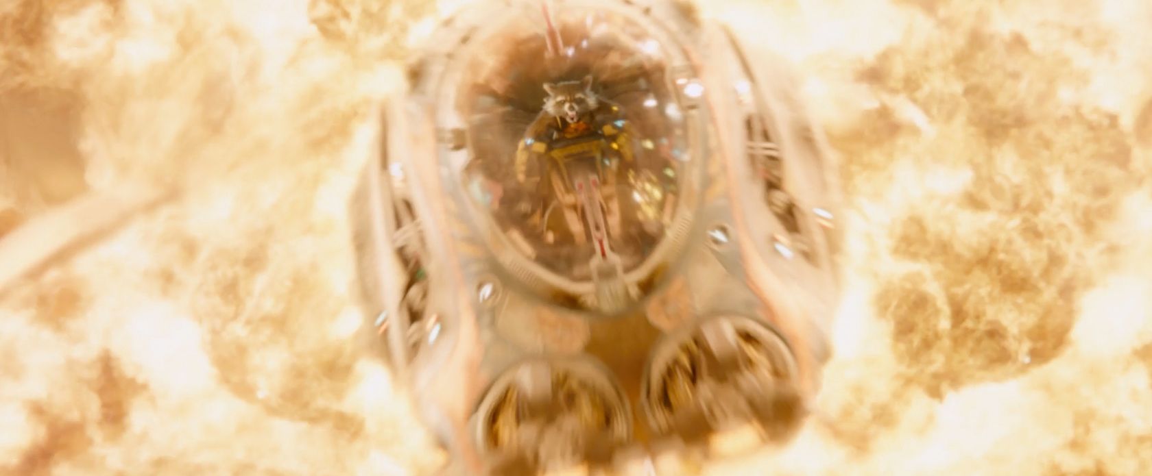 GUARDIANS OF THE GALAXY Images Featuring Rocket and Lee Pace's Ronan