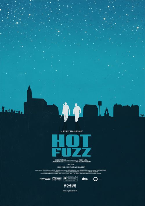 Hot Fuzz Minimalist Poster