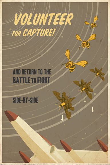 Awesome Retro Video Game Propaganda Posters - JOUST, DIG DUG, TRON ...