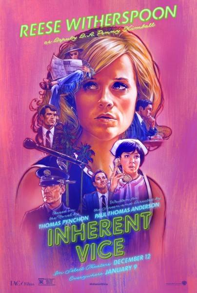 New Inherent Vice Posters Feature Hand-Drawn Versions of Owen Wilson ...