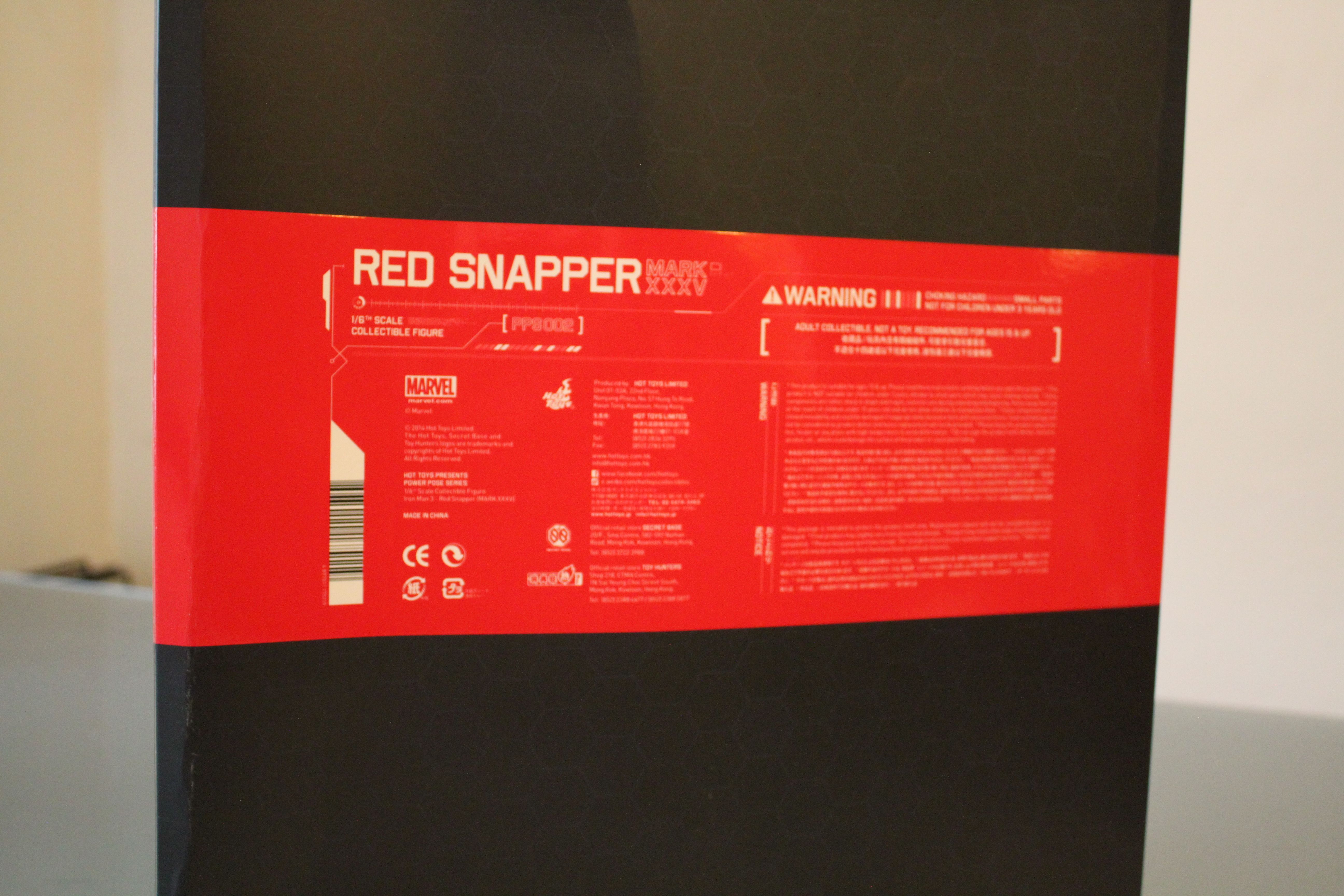 Hot Toys Sideshow IRON MAN MARK XXXV RED SNAPPER