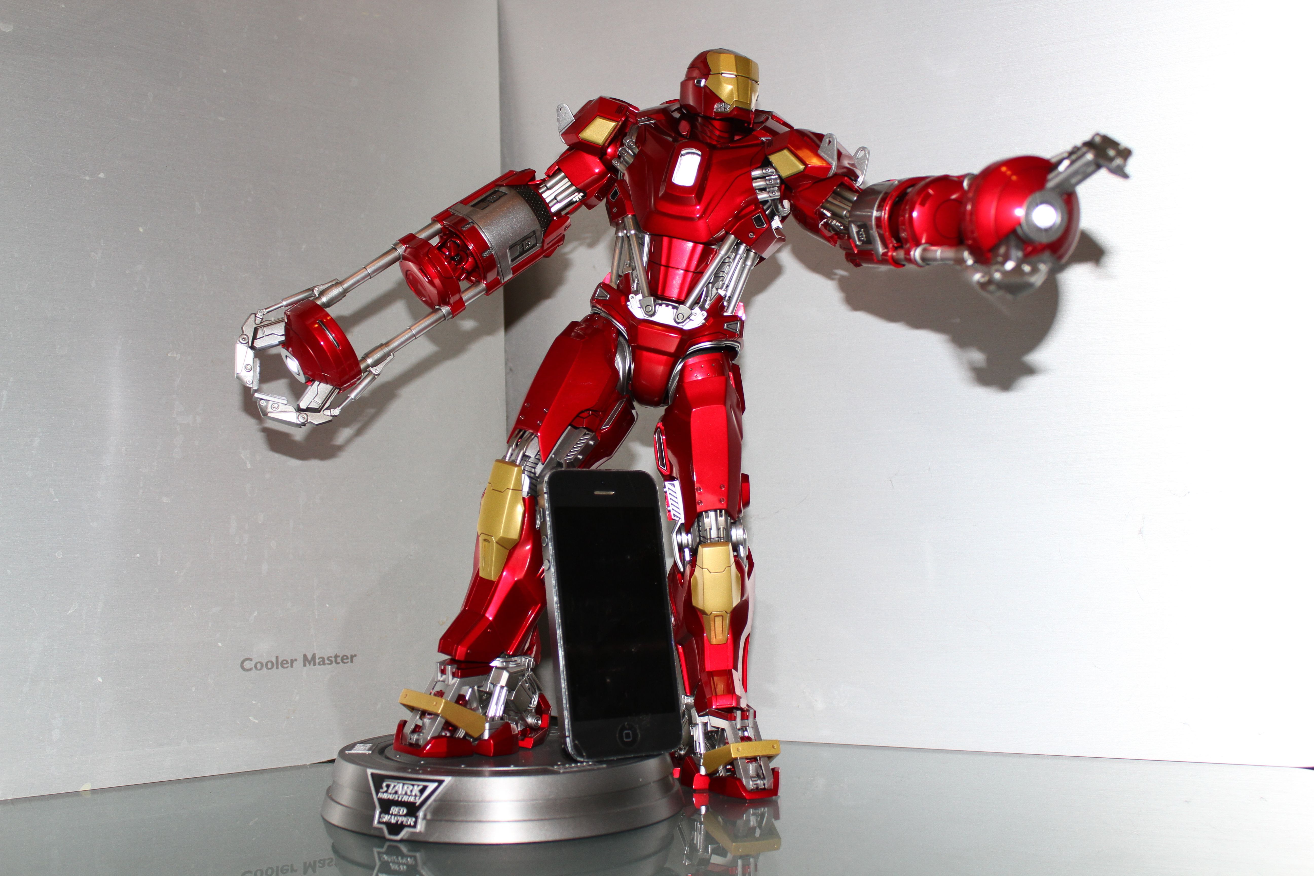 Hot Toys Sideshow IRON MAN MARK XXXV RED SNAPPER