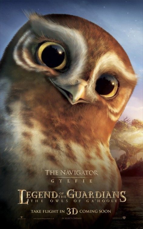 Eight Character Posters for LEGEND OF THE GUARDIANS: THE OWLS OF GA'HOOLE