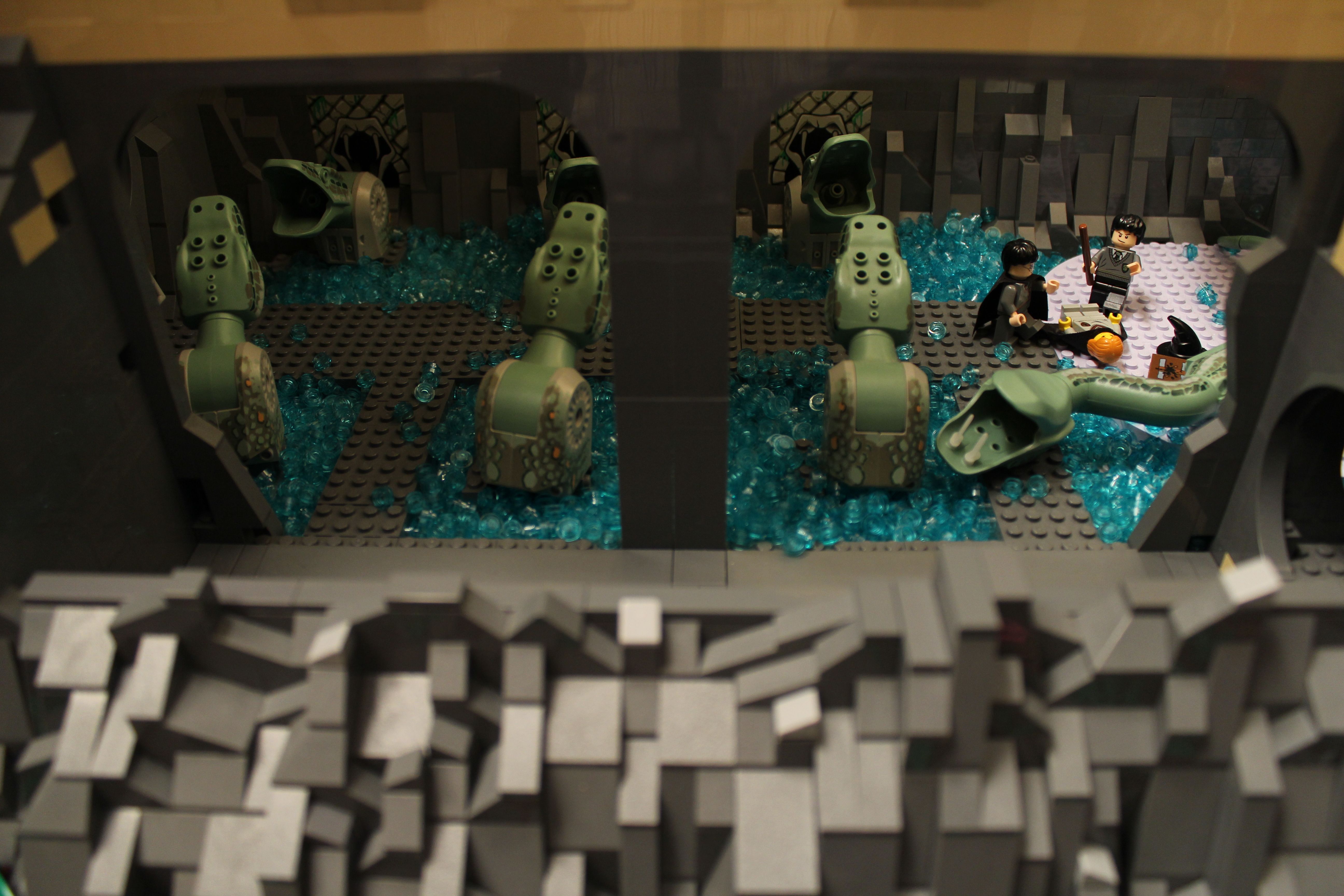 Alice Finch's Massive and Detailed Lego Harry Potter Hogwarts Sculpture ...