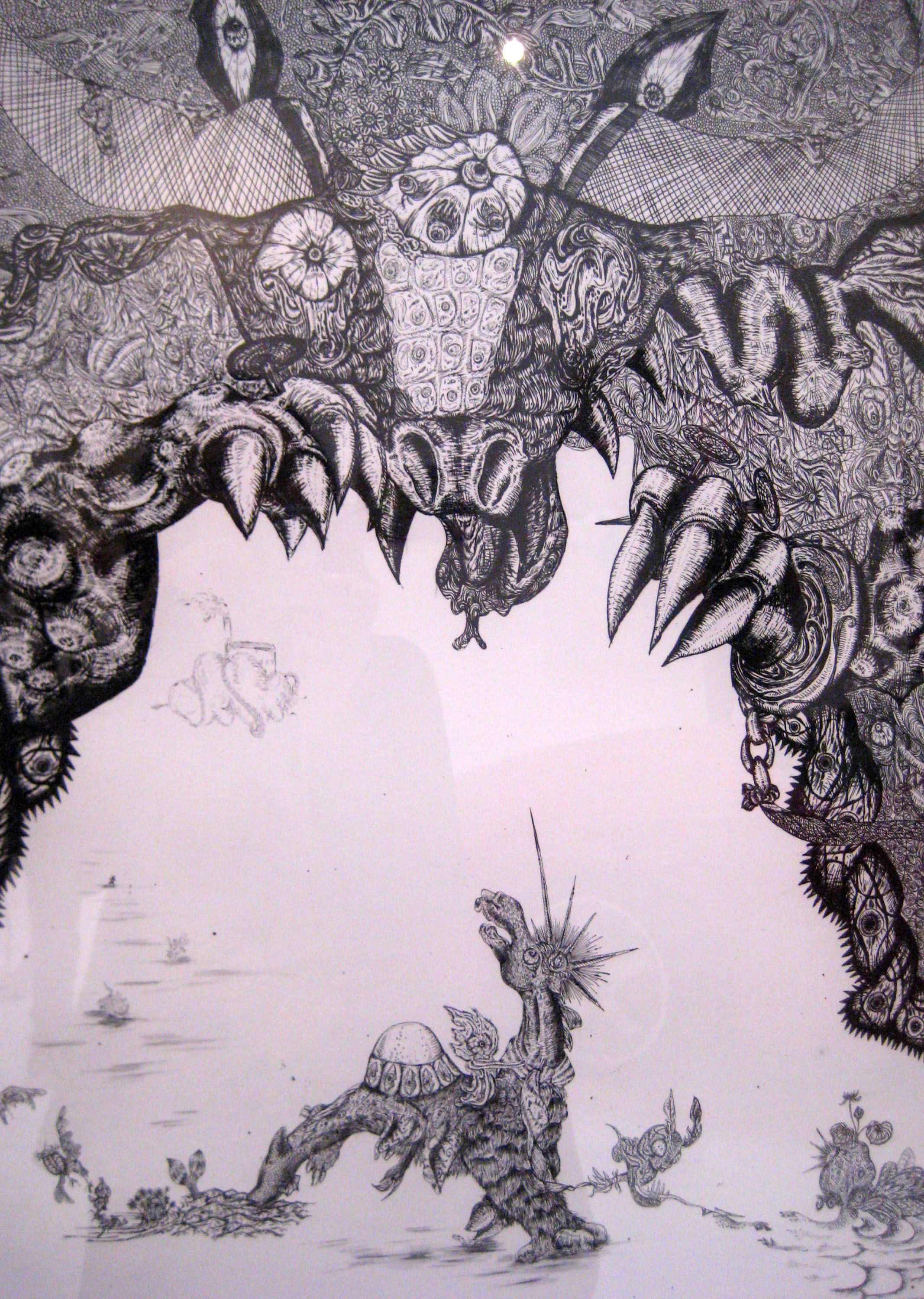 Beast Astray Images from Joseph Hahn's Art Show Inspired by Mall