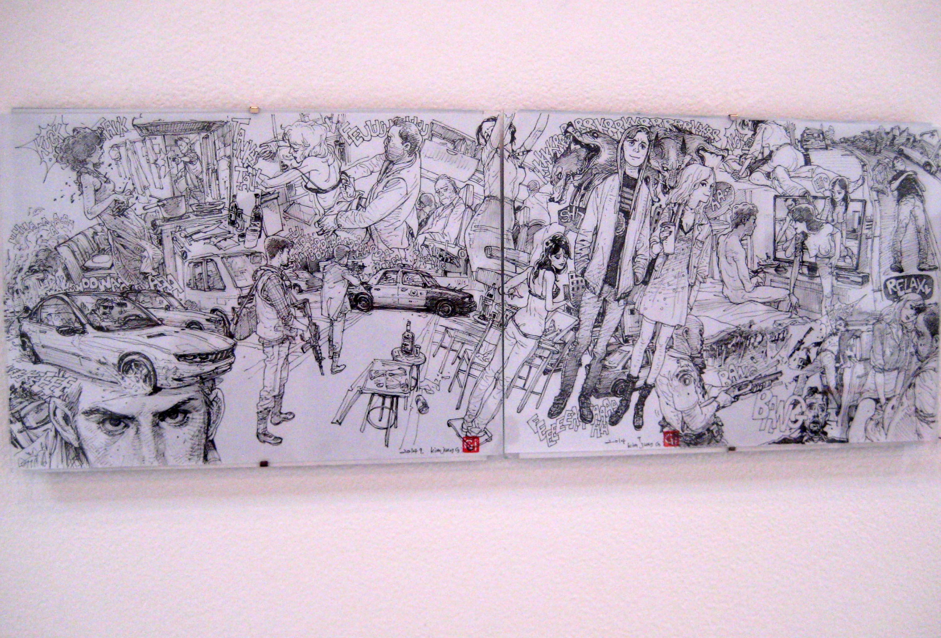 Beast Astray Images from Joseph Hahn's Art Show Inspired by Mall