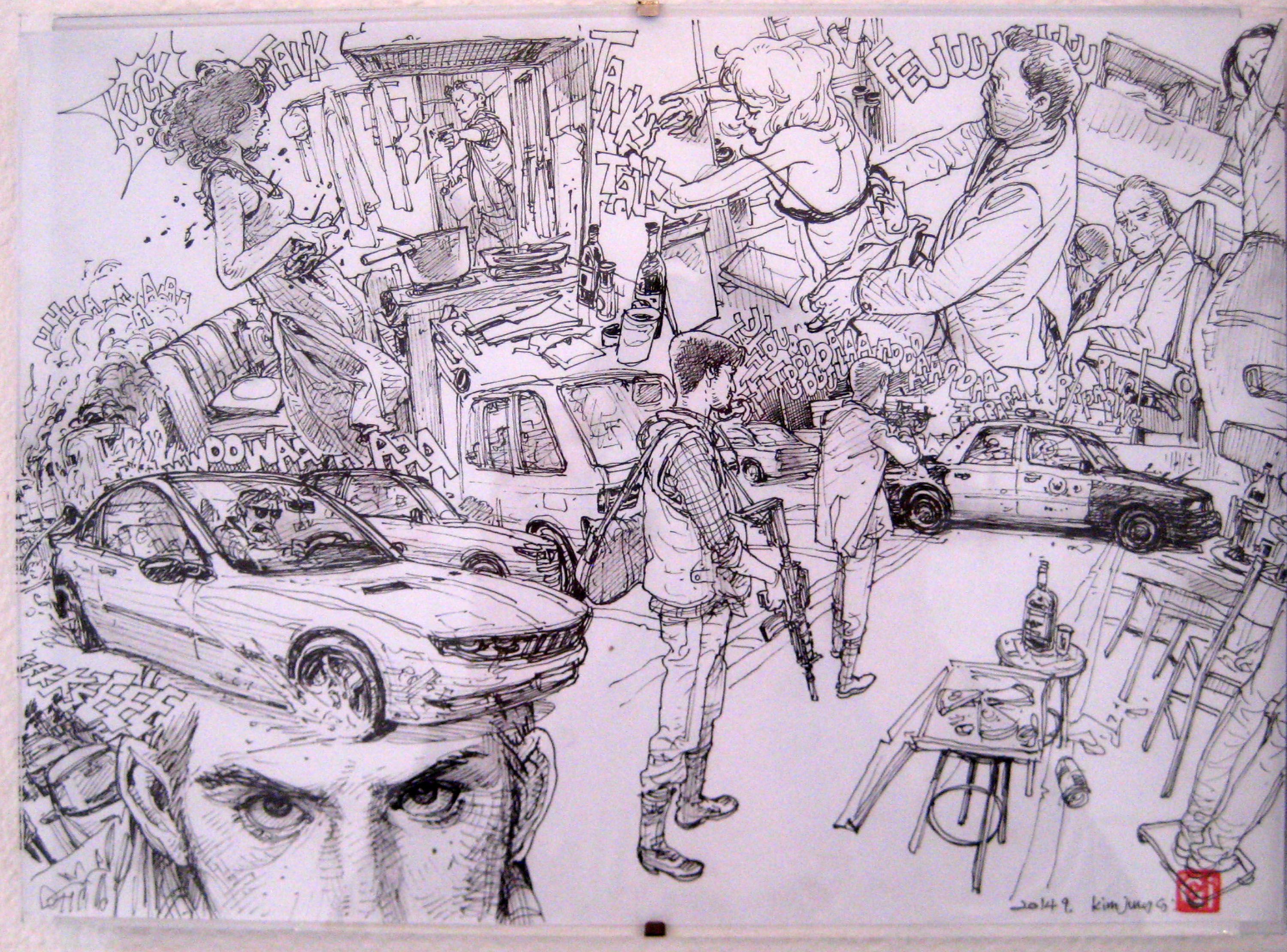 Beast Astray Images from Joseph Hahn's Art Show Inspired by Mall