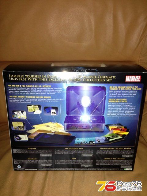 Marvel Cinematic Universe: Phase One - Avengers Assembled 10-Disc Blu ...
