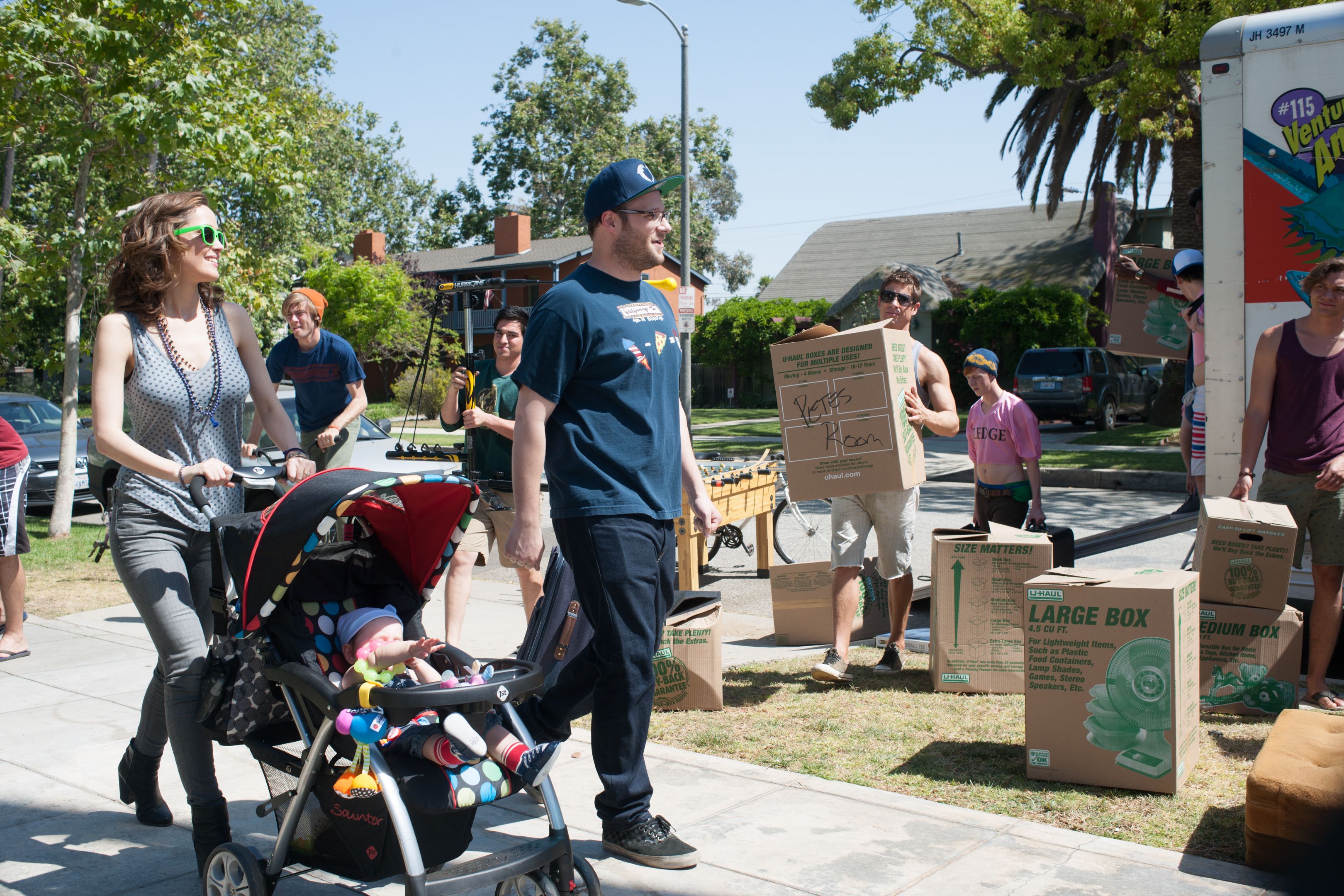 NEIGHBORS Images. NEIGHBORS Stars Seth Rogen, Zac Efron and Rose Byrne