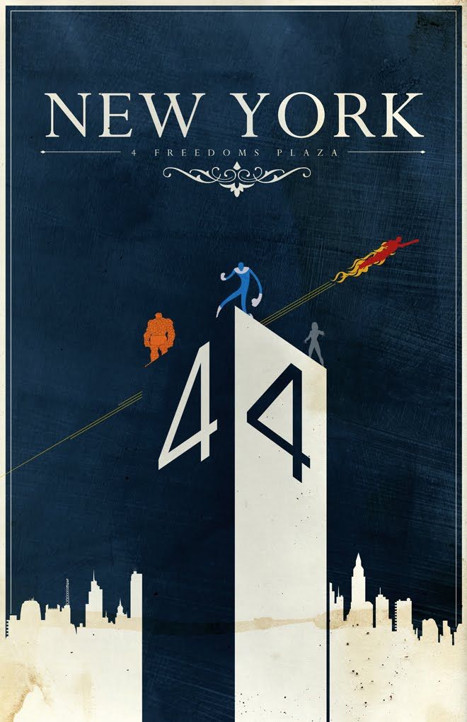 Comic Book Travel Posters by Justin Van Genderen