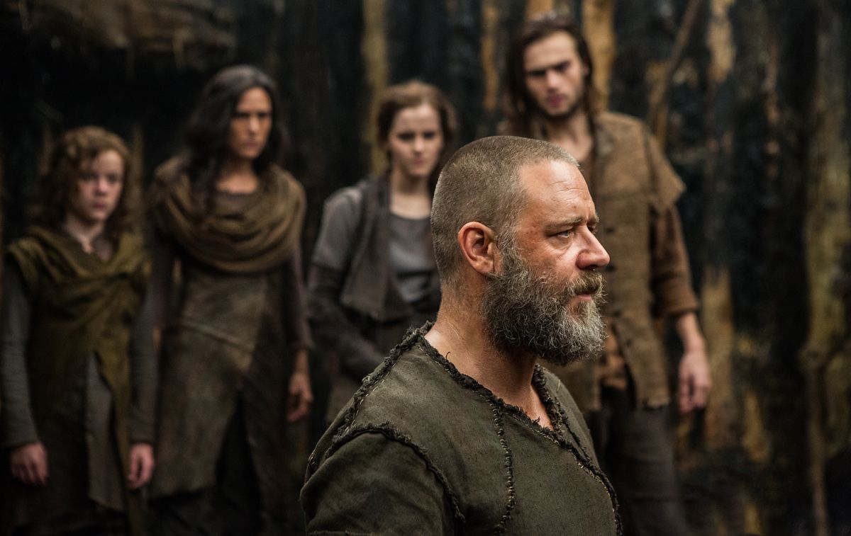 NOAH Images. NOAH Stars Russell Crowe, Emma Watson, and Jennifer Connelly