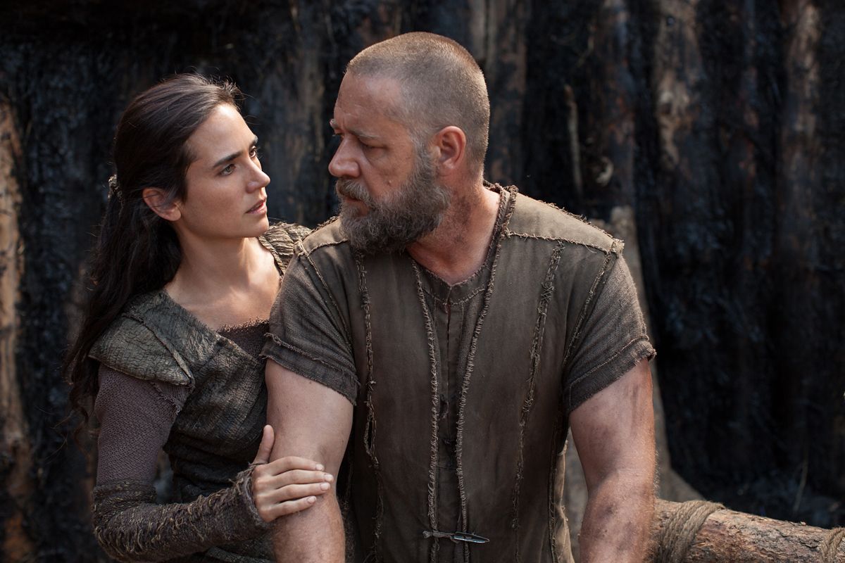 NOAH Images. NOAH Stars Russell Crowe, Emma Watson, and Jennifer Connelly