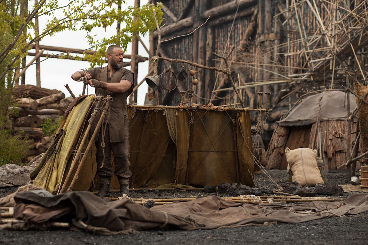 NOAH Images. NOAH Stars Russell Crowe, Emma Watson, and Jennifer Connelly