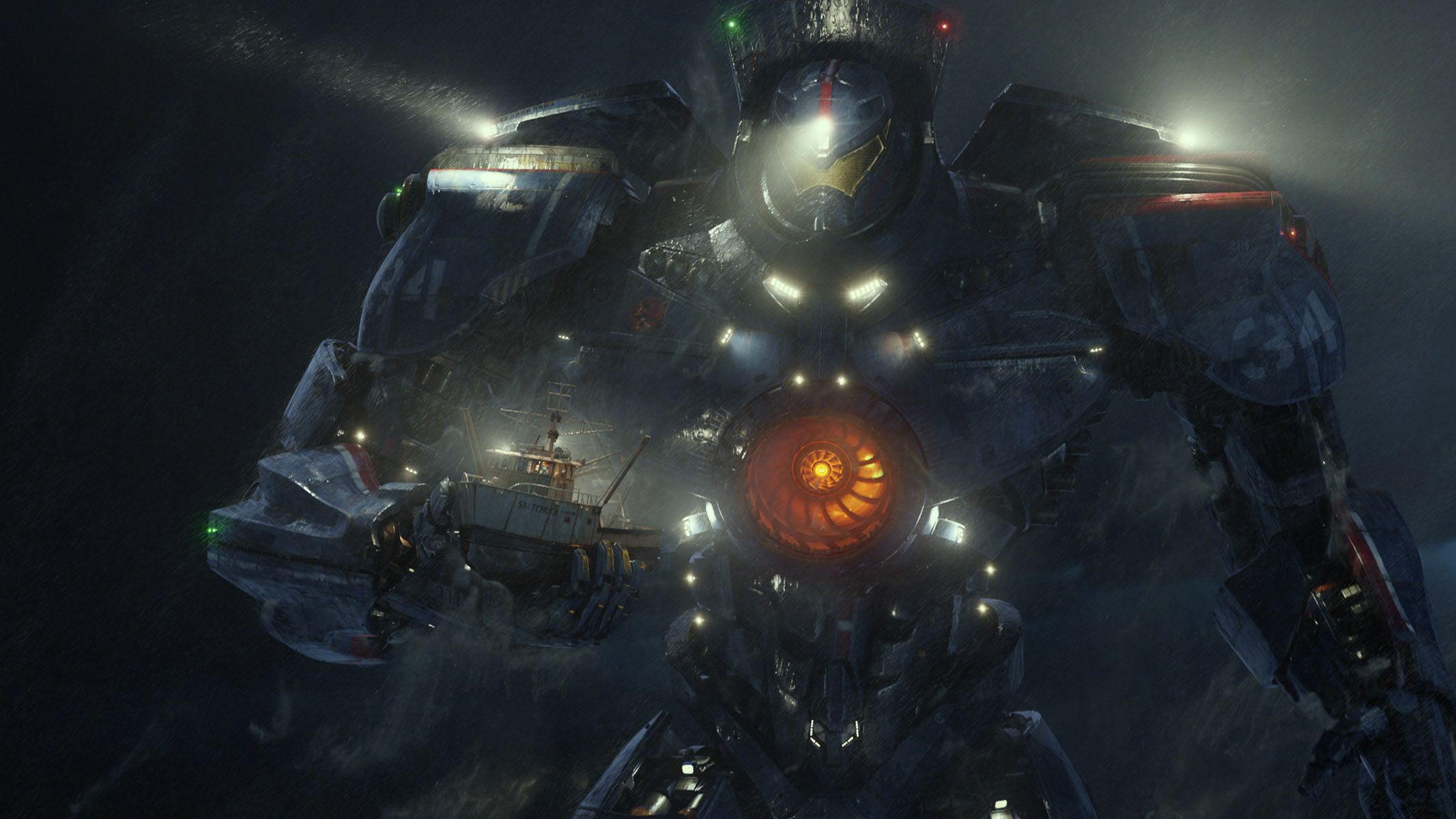 PACIFIC RIM Images. PACIFIC RIM Stars Charlie Hunnam, Idris Elba, and ...