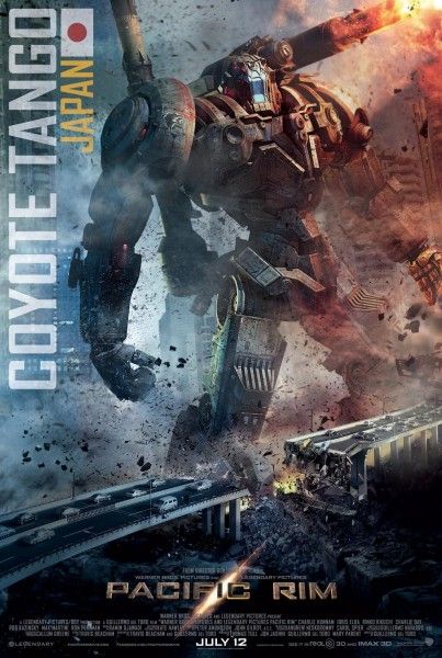 PACIFIC RIM Poster Featuring Coyote Tango. PACIFIC RIM Stars Charlie Hunnam