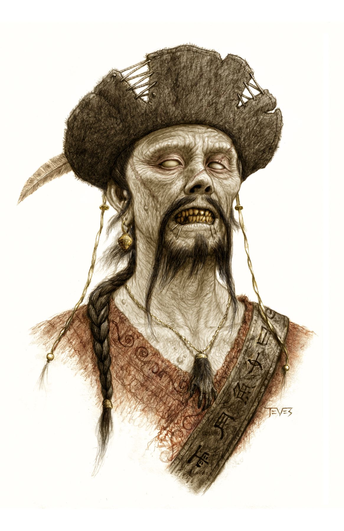 PIRATES OF THE CARIBBEAN: ON STRANGERS TIDES Zombie Concept Art