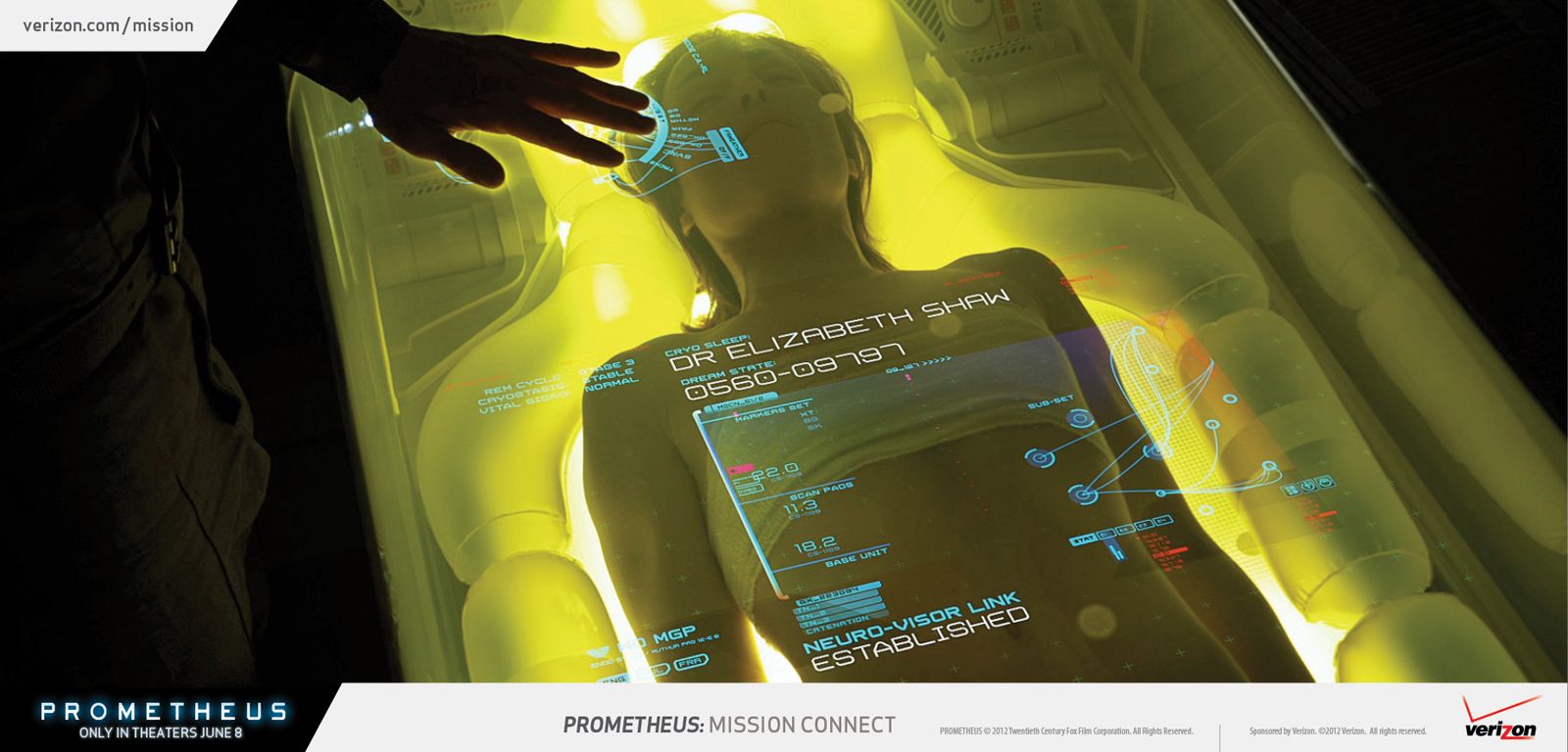 New Images from PROMETHEUS Mini-Game Reveal Lots of Ship Details