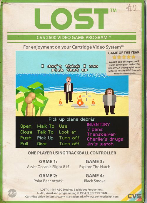 Awesome Fake Video Games: Atari 2600 Covers Based on Modern Movies Like ...