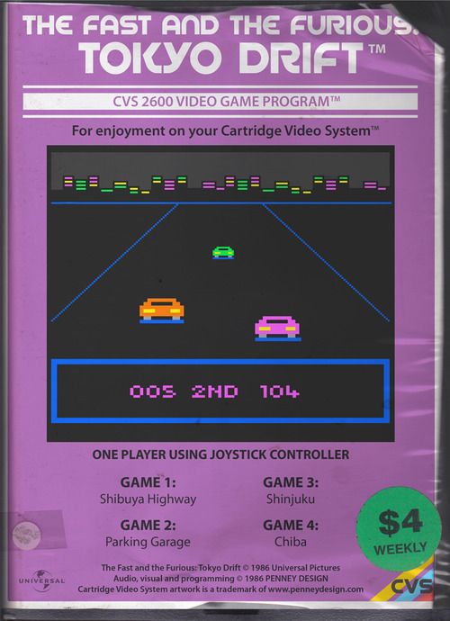 Awesome Fake Video Games: Atari 2600 Covers Based on Modern Movies Like ...