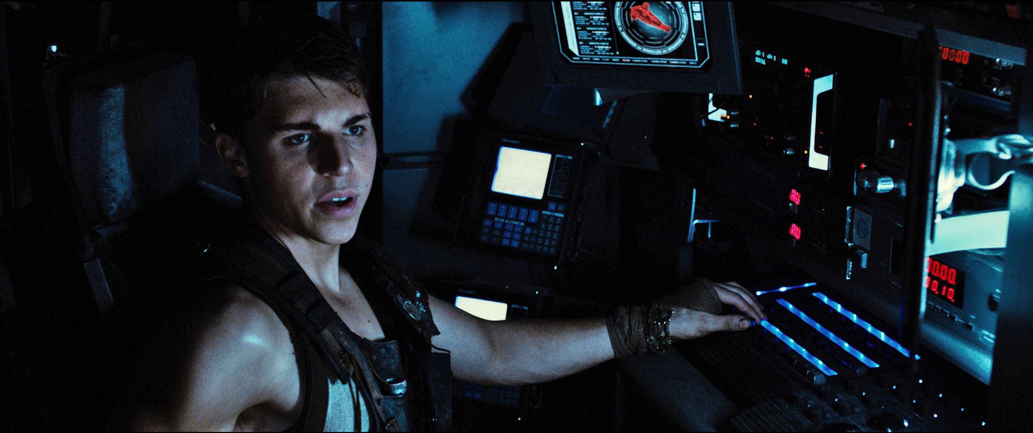 RIDDICK Images. RIDDICK Stars Vin Diesel, Katee Sackhoff, and Dave Bautista