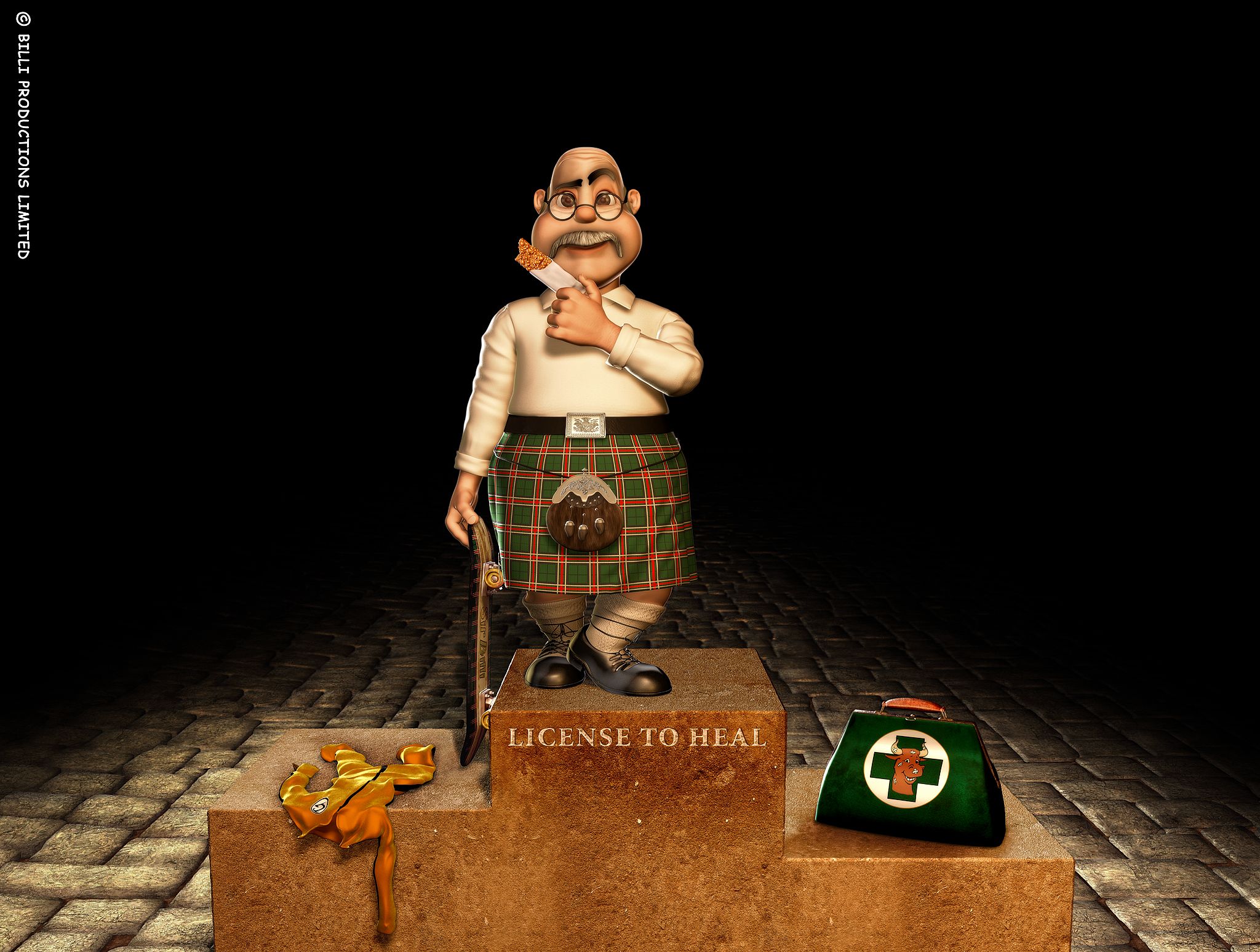 First Images from Sean Connery's Animated Movie SIR BILL