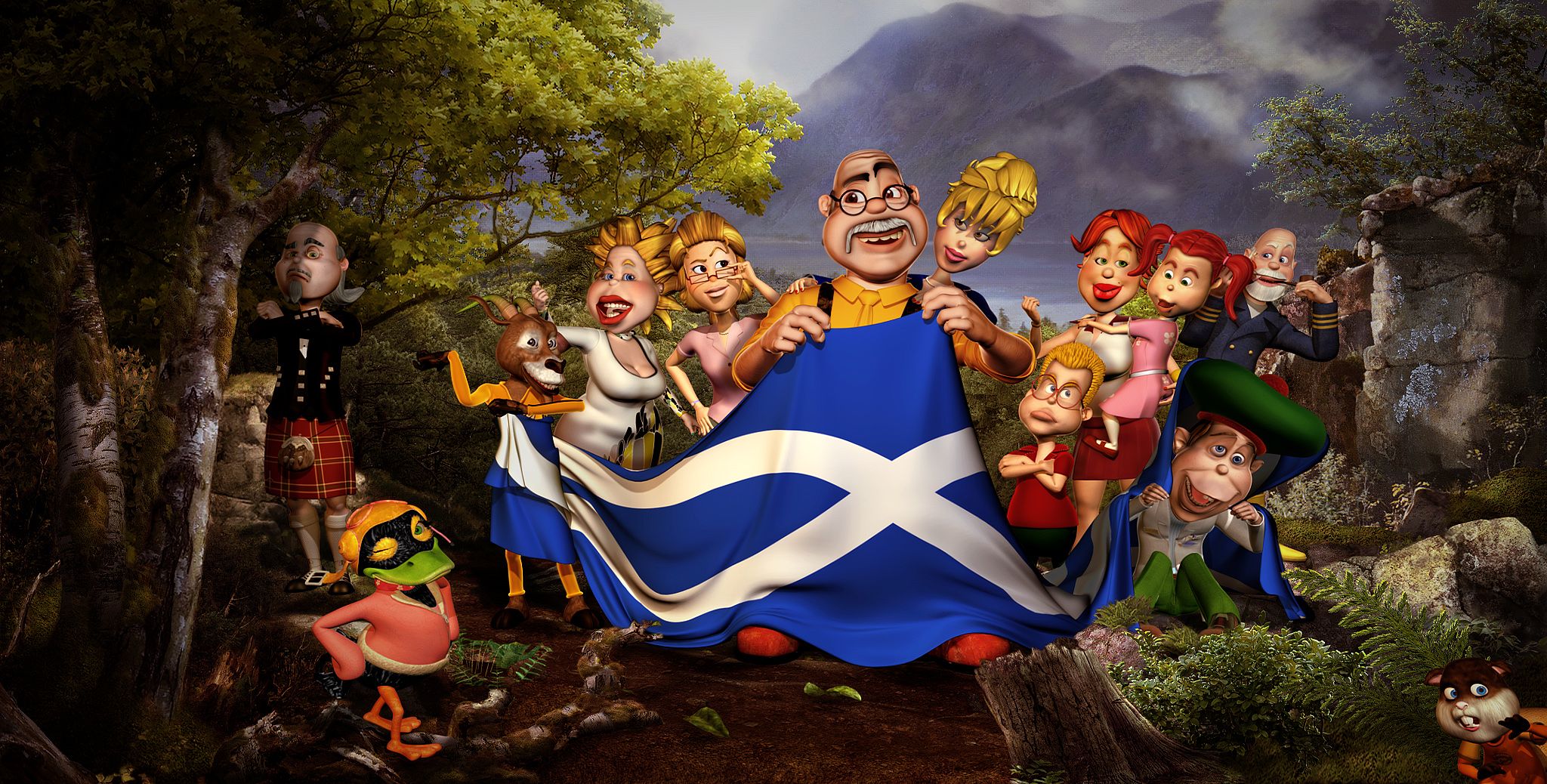 First Images from Sean Connery's Animated Movie SIR BILL