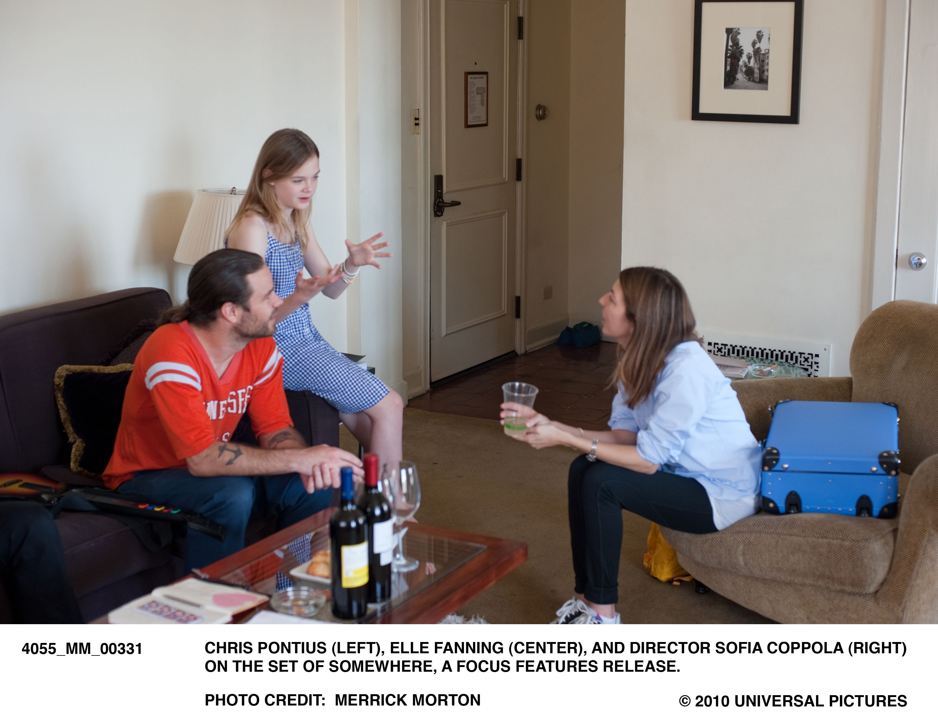 SOMEWHERE Movie Images Starring Elle Fanning and Stephen Dorff