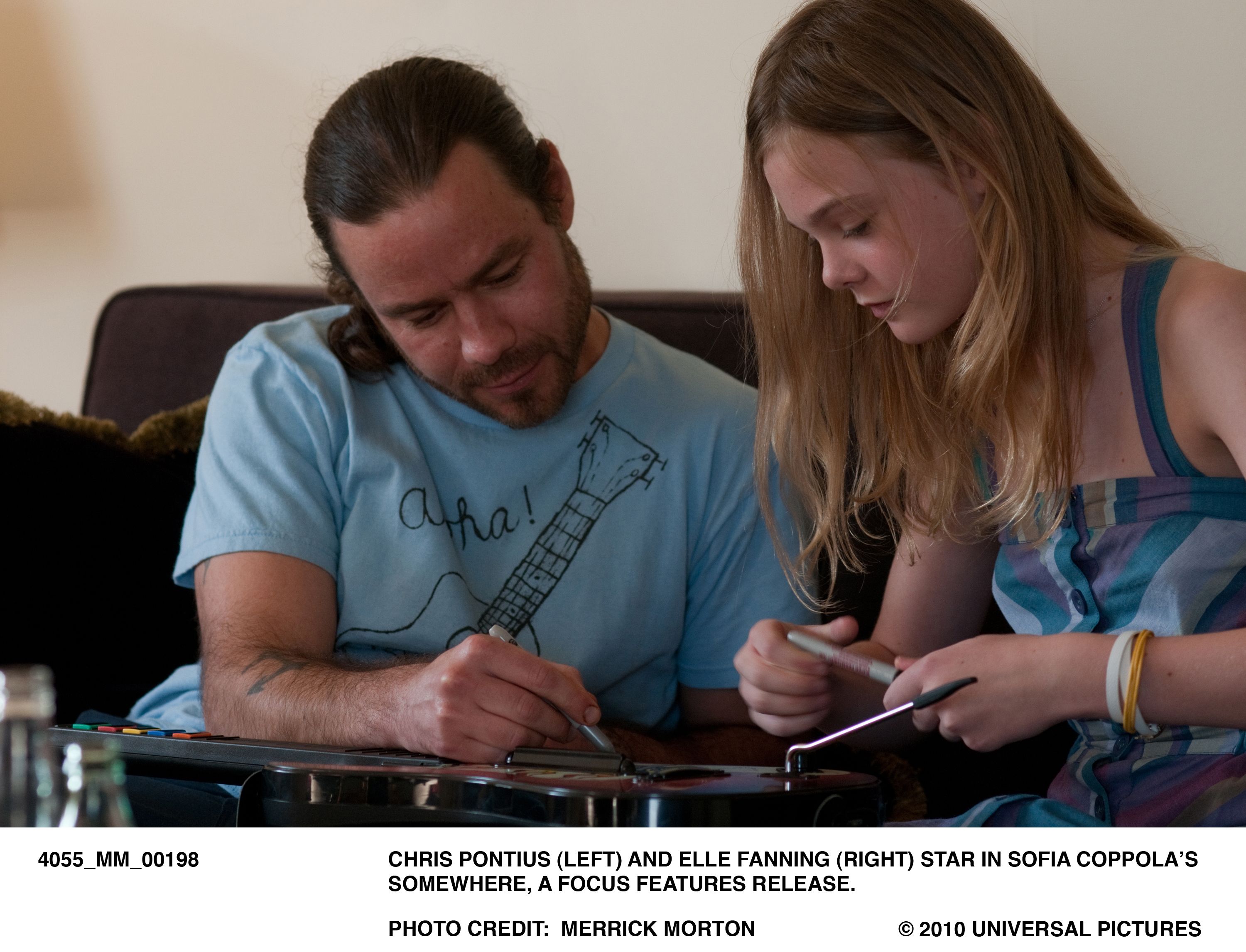 SOMEWHERE Movie Images Starring Elle Fanning and Stephen Dorff