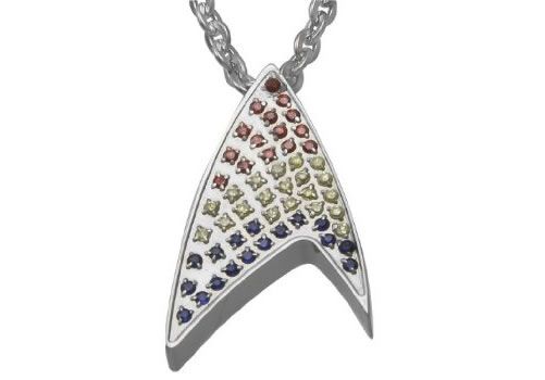 Wear This? STAR TREK Goes Gaudy with Jewel-Encrusted Starfleet Pendants