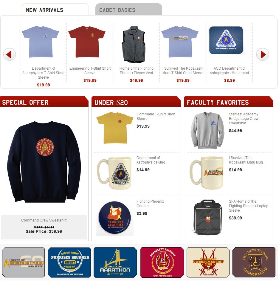 Geek Gifts: STARFLEET ACADEMY Gear