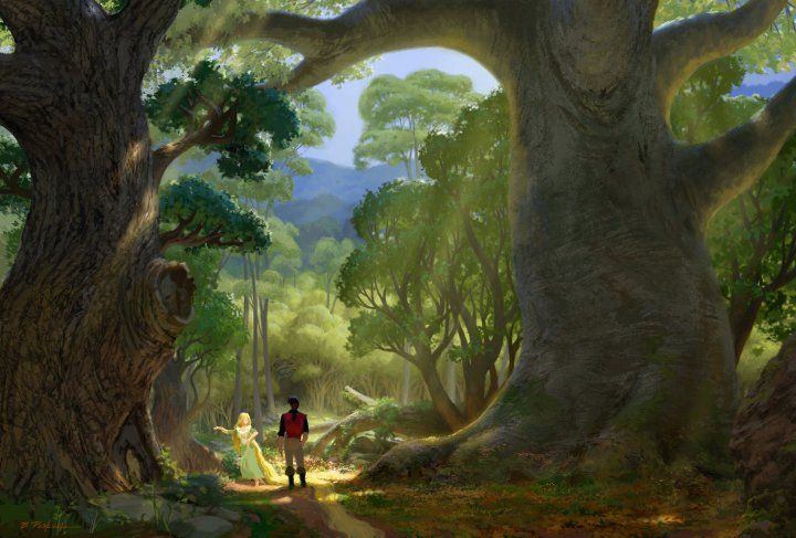 New Concept Art from Disney's TANGLED