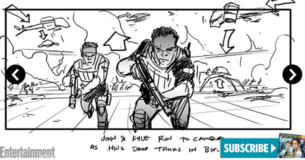 Terminator: Genisys Storyboards Provides an Idea of the Film's Action