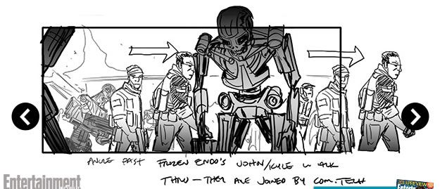 Terminator: Genisys Storyboards Provides an Idea of the Film's Action