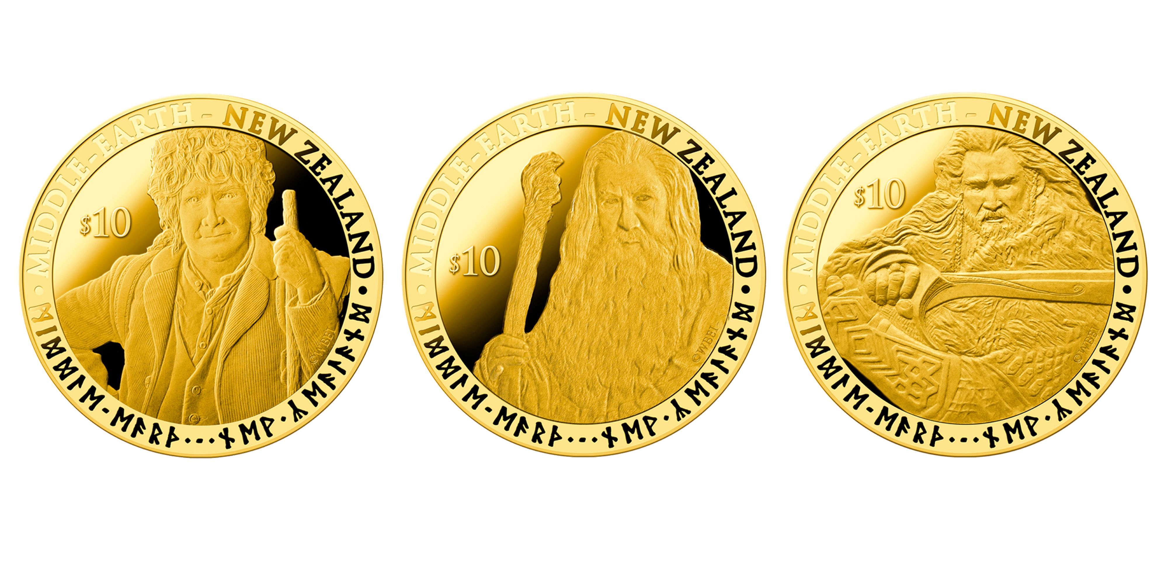 THE HOBBIT: AN UNEXPECTED JOURNEY Banners, Stamps, and Coins