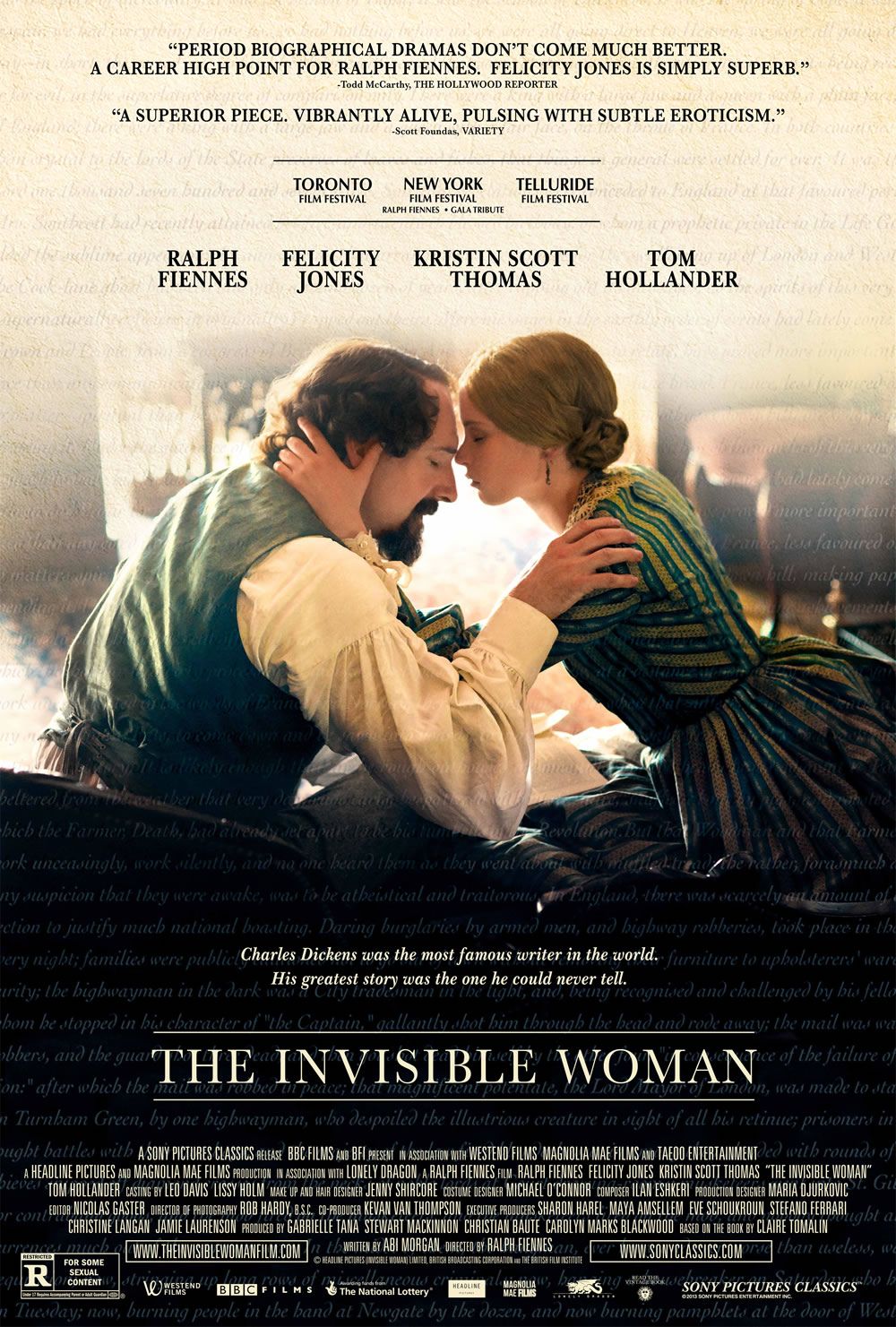 THE ARMSTRONG LIE, THE INVISIBLE WOMAN, and THE PAST Posters