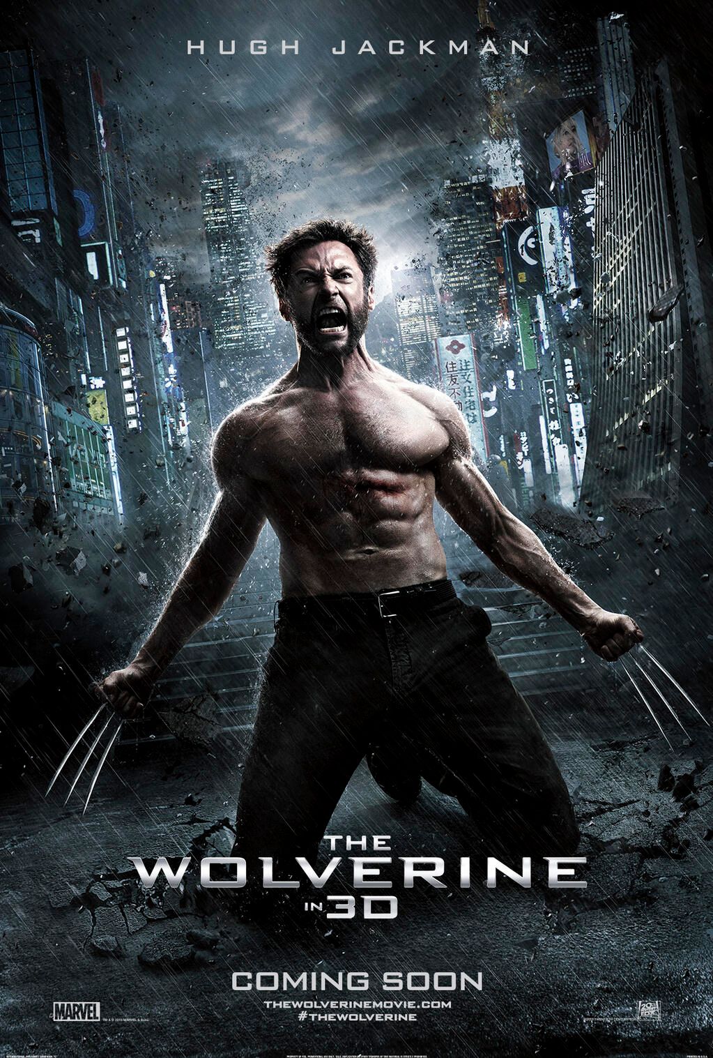 THE WOLVERINE Posters and Images. THE WOLVERINE Stars Hugh Jackman
