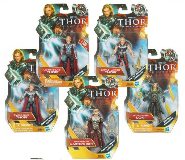 New THOR and CAPTAIN AMERICA Toys