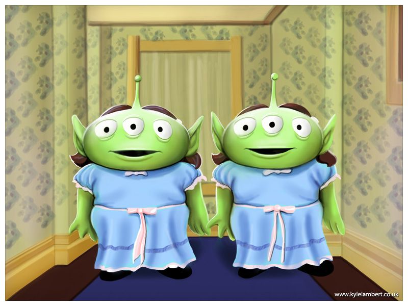 TOY STORY Reimagined as THE SHINING Illustrations