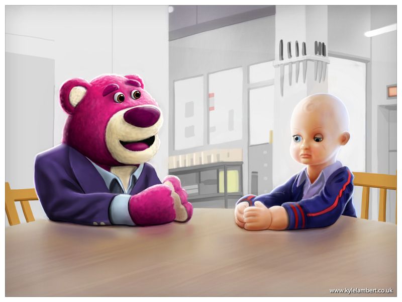 TOY STORY Reimagined as THE SHINING Illustrations